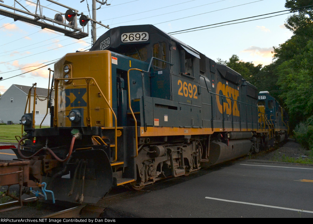 CSX GP38-2 2692 third out on C770-26